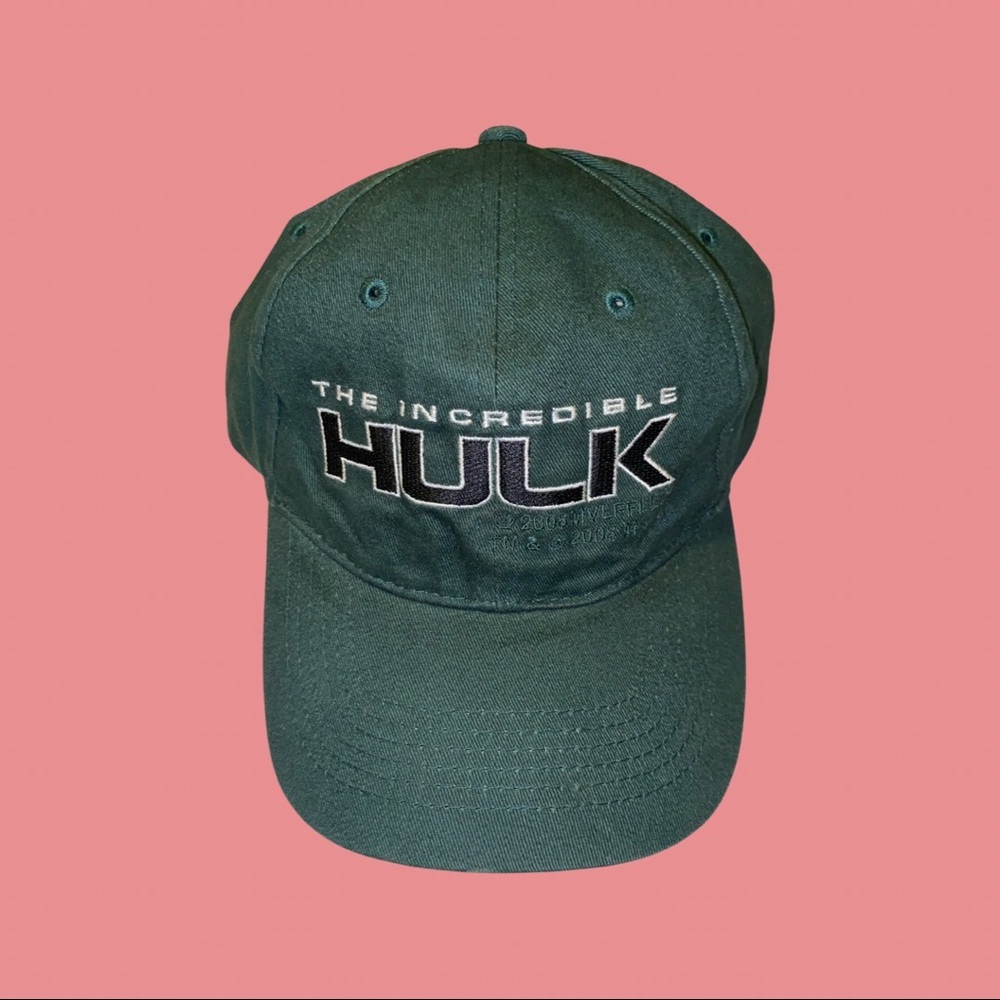 Vtg The Incredible Hulk Cap - Gem